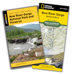 Best Easy Day Hiking Guide and Trail Map Bundle: New River Gorge ...