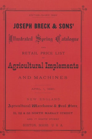Joseph Breck & Sons' 1880 Catalogue